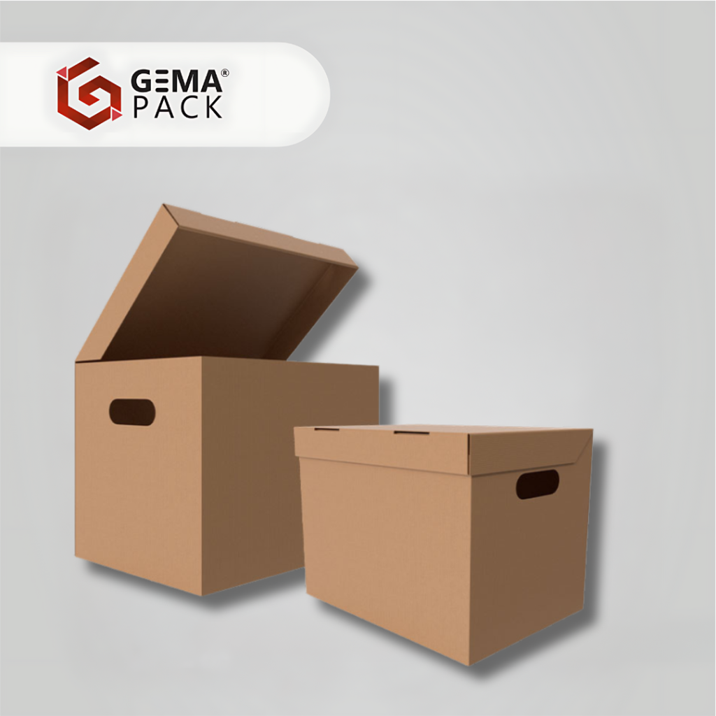 Box Kardus Die Cut Dengan Handler - Gemapack