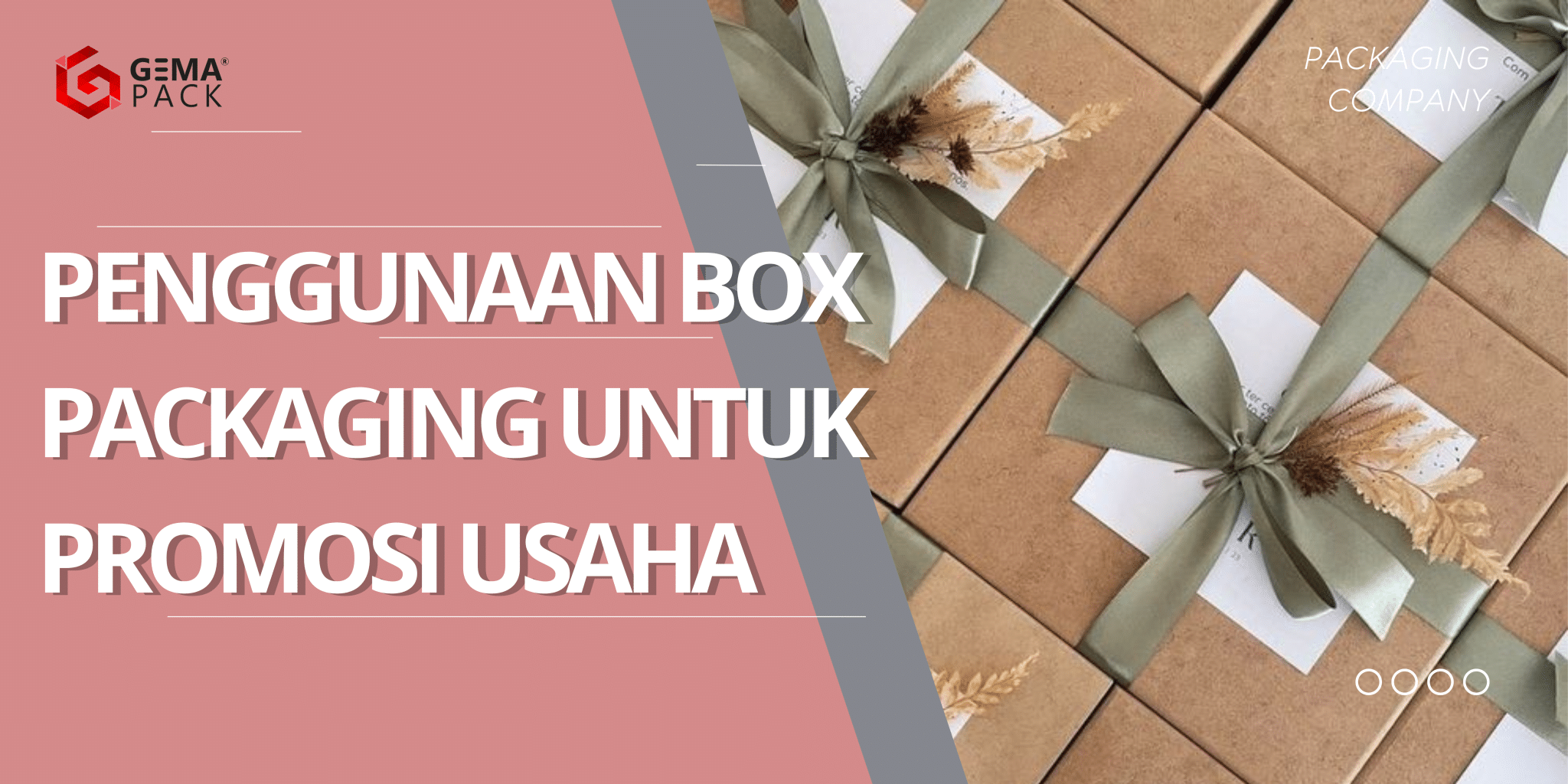 Pentingnya Penggunaan Box Packaging Untuk Promosi Usaha! - Gemapack ...